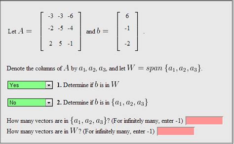 Solved How Many Vectors Are In A1 A2 A3 For