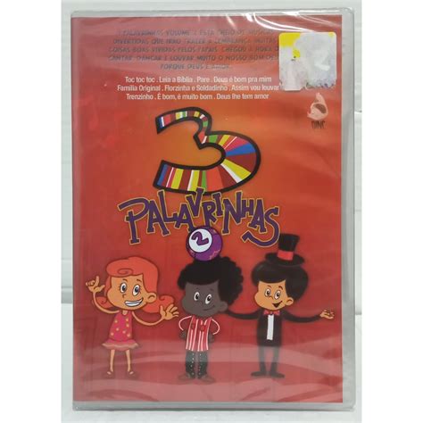 Dvd 3 Palavrinhas Volume 2 Novo Original Lacrado Shopee Brasil