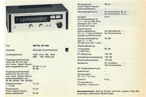 Rotel RT-622 | Hifi-Wiki