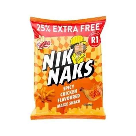 Nik Naks Spicy Chicken 20x25g Sweet Zone