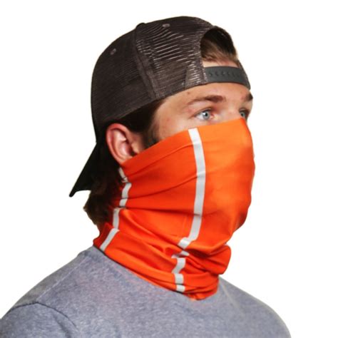 Safety Orange Neck Gaiter B Driven Sports