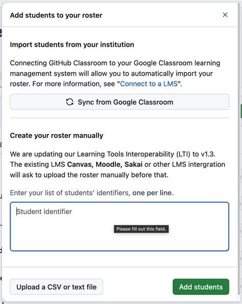 github classroom for tas