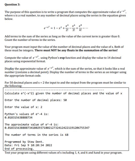 Solved The Purpose Of This Question Is To Write A Program Chegg