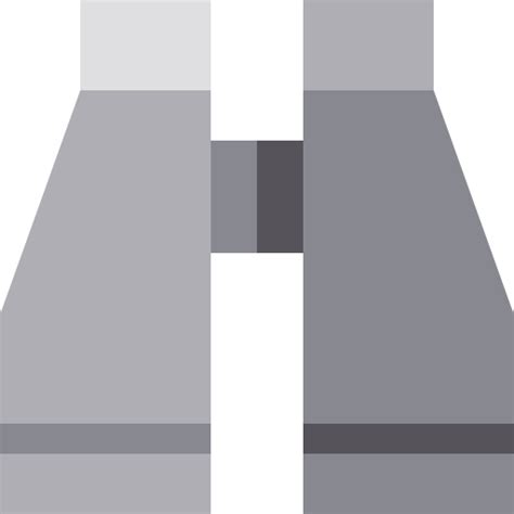 Binoculars Basic Straight Flat Icon