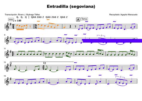 La Partitura De Dulzaina