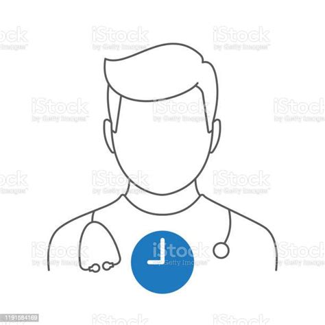 시계 시간 기호 Pictogram 그림과 의료 상담 의사 프로필 남성 아바타에 대한 청진기와 의사 약속 아이콘 벡터 건강관리와