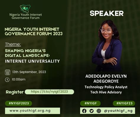 Tech Hive Advisory On Linkedin Join Us At The Nigeria Youth Internet Governance Forum 2023 As