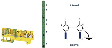 515 Pluggable Protective Conductor Terminals Plug Connection Pin