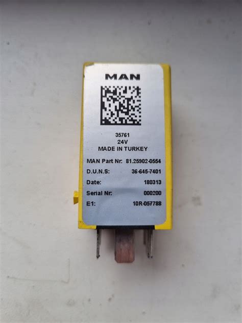 Przekaźnik MAN TGX TGS TGL EURO 6 81 25902 0554 13267383795