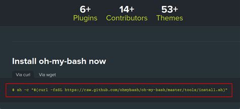 Installation Command Doesnt Work · Issue 4 · Ohmybash · Github