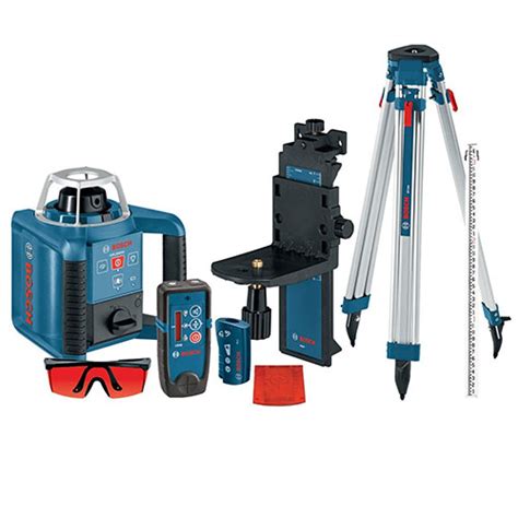 Bosch Self Leveling Rotary Laser With Layout Beam Complete Kit