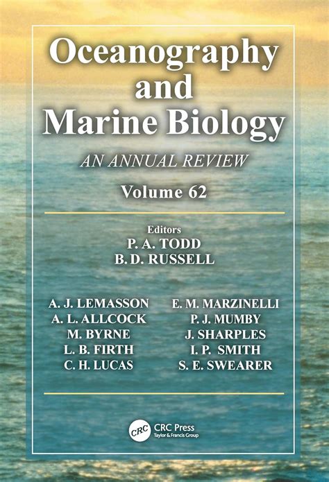 Oceanography And Marine Biology An Annual Review Volume 61 Hawkins