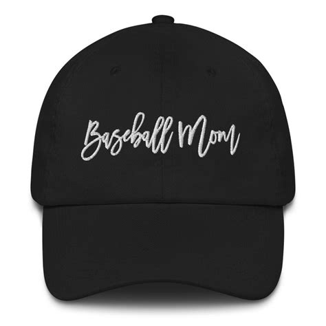 Baseball Mom Hat Script Baseball Mom Hat T For Baseball Mom Etsy