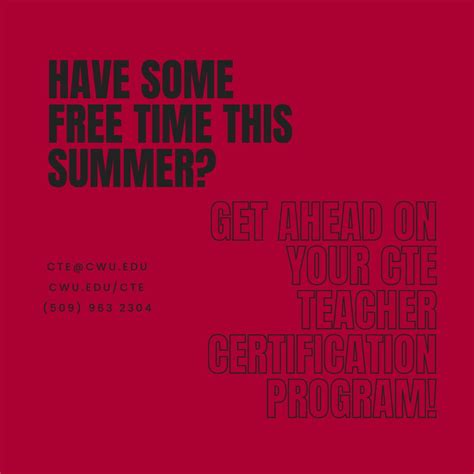 Cwu Business And Industry Route Cte Teacher Preparation Program On Linkedin Our Program Allows