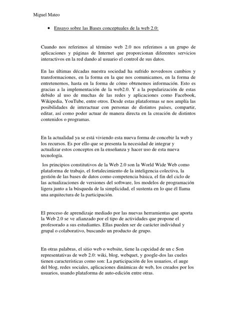 Unidad 5 Actividad 1 Herramientas De La Web 20 Aplicadas A La