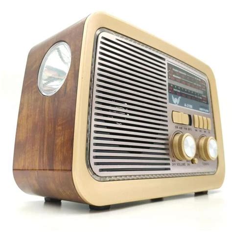 Rádio Retro Vintage Am Fm Sw Usb Aux Bluetooth Bateria Recarregável
