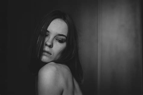 Premium Photo Close Up Of Shirtless Beautiful Young Woman