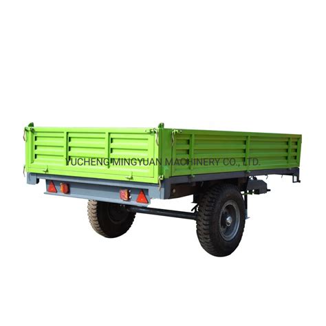 3 Tons Farm Tractor Use Hydraulic Dump Tipping Trailer Farm Trailer