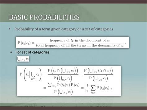 Ppt Automated Text Categorization The Two Dimensional Probability