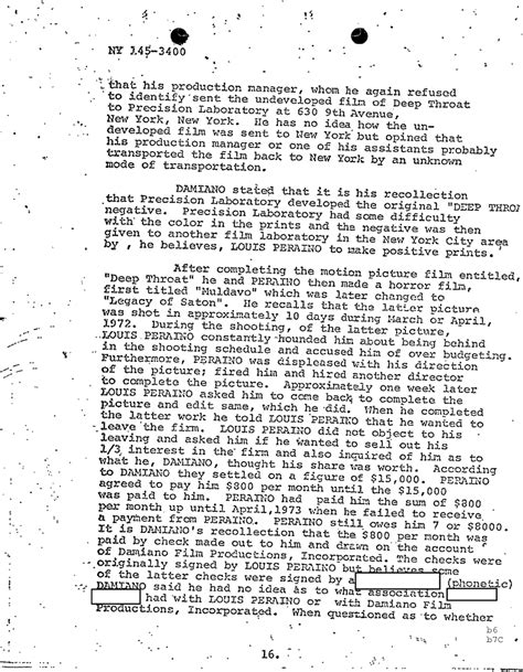 Declassified Fbi Deep Throat Files Anatomy Of An Investigation The