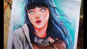 Easy Steps To Draw Hinata Drawing Easy Drawing