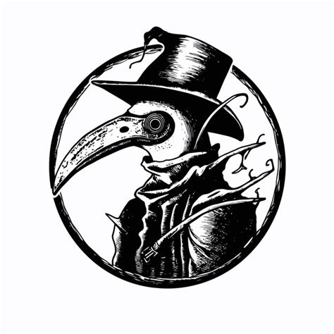 Plague Doctor Vetor Premium