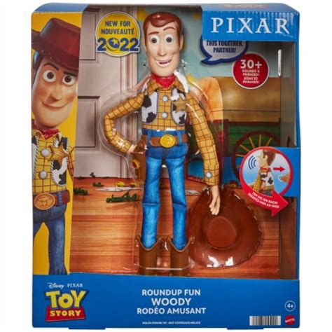 Mattel Pixar Toy Story Roundup Fun Woody 12 Inch Figure 1 Unit Smith