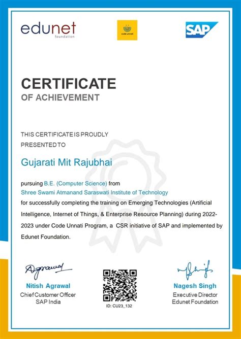 Mit Gujarati On Linkedin Sap Edunetfoundation Machinelearning Artificialintelligence Python…