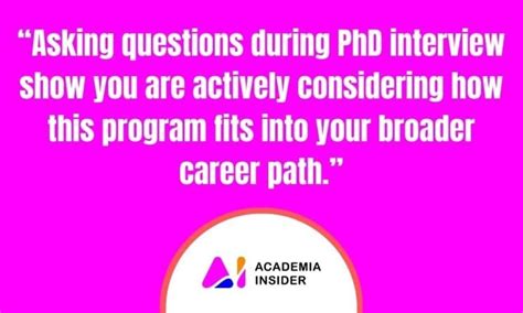 Questions To Ask In A PhD Interview PhD Interview Questions Academia Insider