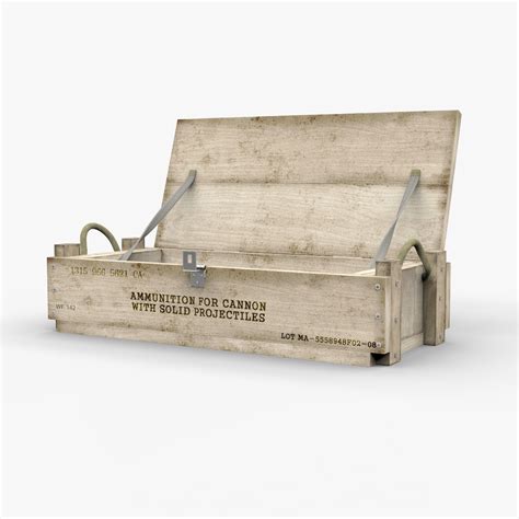 Ammo Crate Open V2 3d Model Turbosquid 1184108