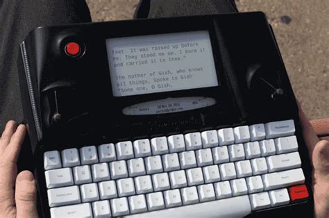Hemingwrite Modernizes The Typewriter With An E Ink Screen And Cloud