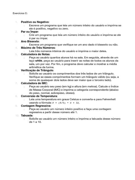 exercicios algoritmo 1 pdf