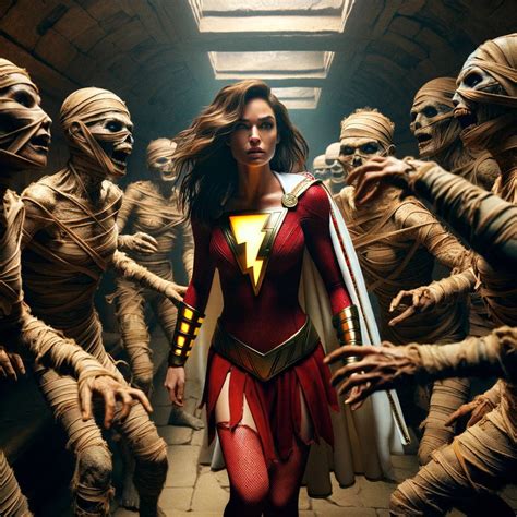 Mary Marvel Vs The Zombies By Wbatson99 On Deviantart