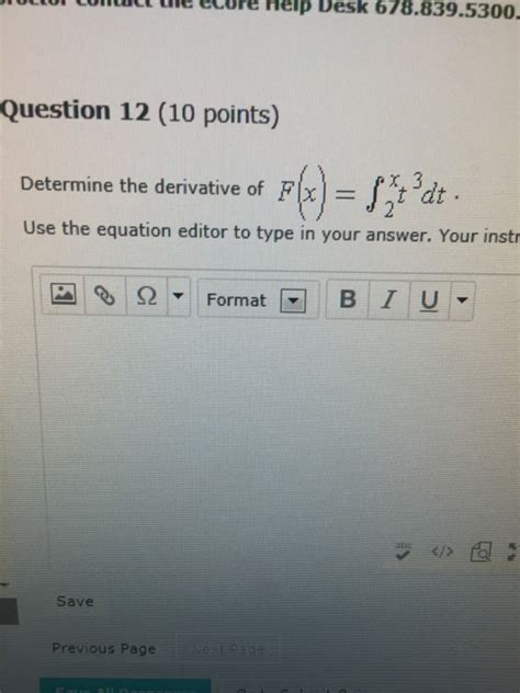 Solved Determine The Derivative Of F X Int To X T Dt Chegg Com