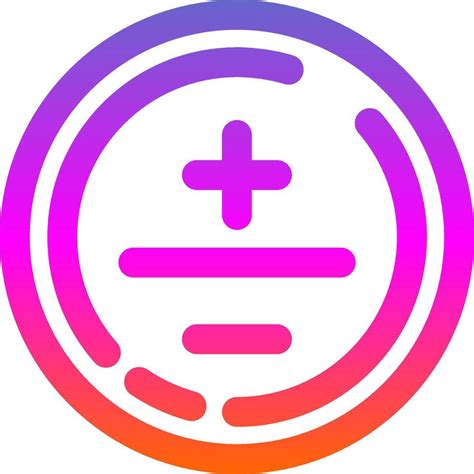 Mathematical Symbol Line Gradient Icon 39235058 Vector Art At Vecteezy