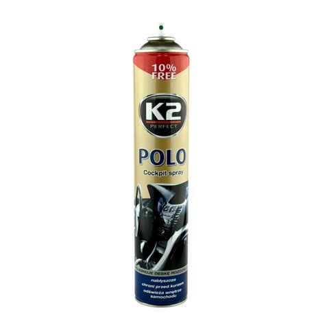 Kokpit nabłyszczający K2 Polo Cockpit spray 750ml mix zapachów autokosmetyki AutoChemia pl