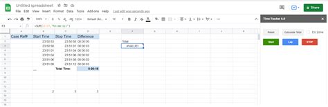 Google Sheet Time Difference Calculation Stack Overflow