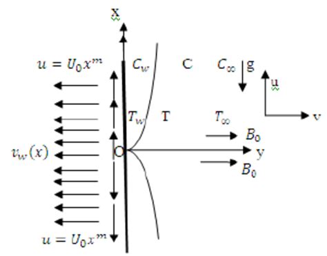 Flow Model With Coordinate System Download Scientific Diagram