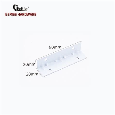 China 1 0mm Cold Rolled Steel 90 Degree Furniture Corner Angle Bracket Connector Manufacture And