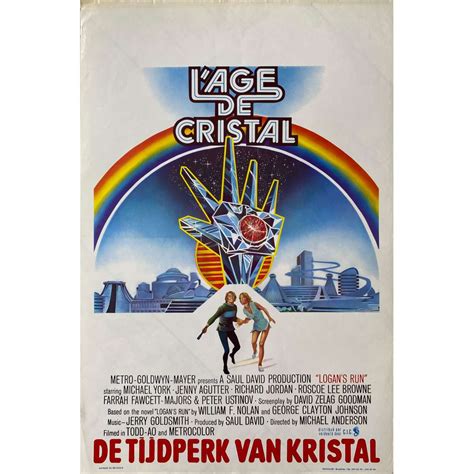 Affiche De Film Belge De L AGE DE CRISTAL 35x55 Cm
