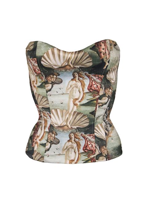 La Musa Venus Satin Full Corset Top Madamvoyage