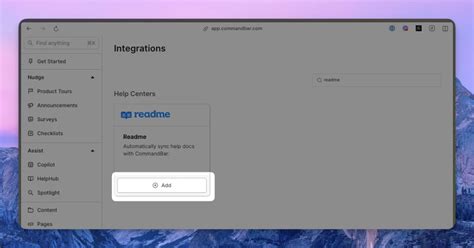 ReadMe Integration Command AI Docs