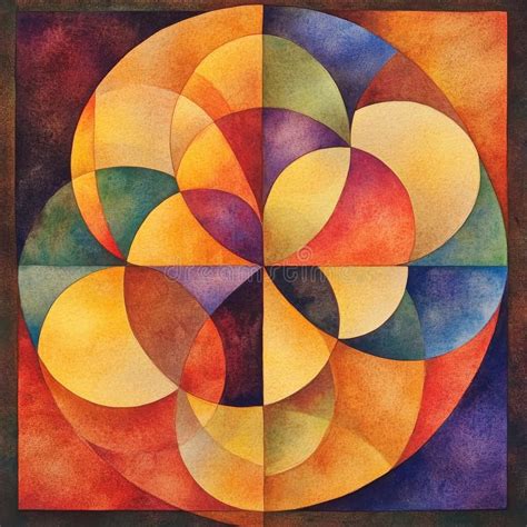 A Captivating Visual Experience Is Created By A Vibrant Seamless Pattern Consisting Of Geometric