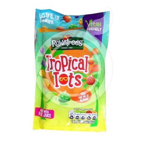 Rowntrees Tropical Tots 140g Best Before