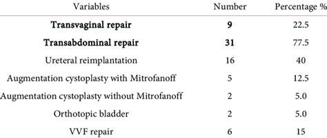 Description Of Each Treatment Modality Download Scientific Diagram