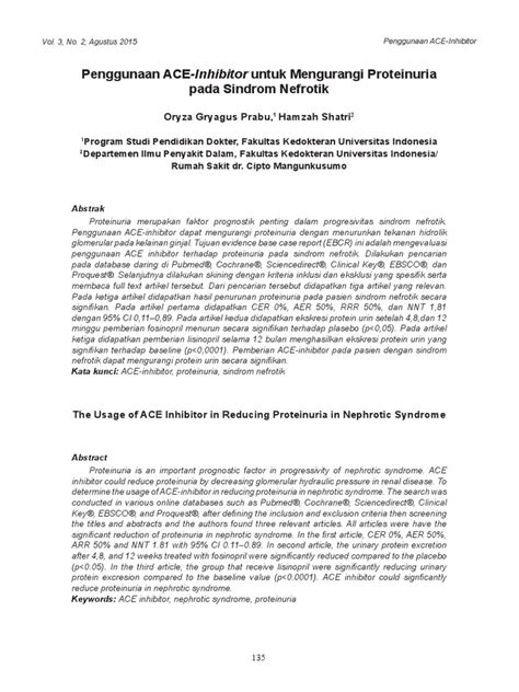Ace Inhibitor Dan Protein Urine Pdf
