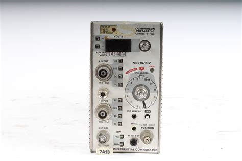 Tektronix 7a13 Differential Comparator As Is Ntc Tech
