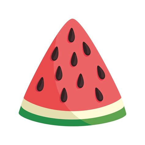 Watermelon Watercolor Drawing Watermeloen Cartoon Clipart Stijl