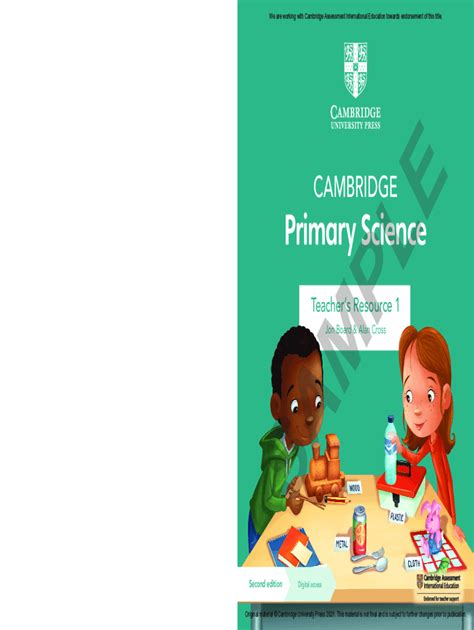 Fillable Online Primary Science Teachers Resource 3 Sample By