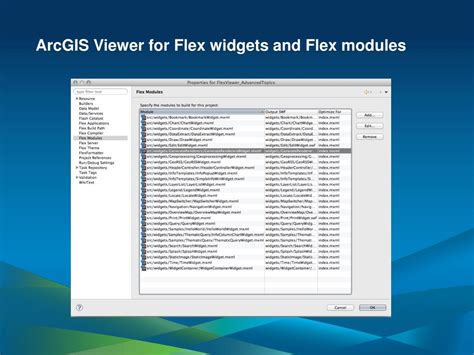 Ppt Arcgis Viewer For Flex Advanced Topics Powerpoint Presentation